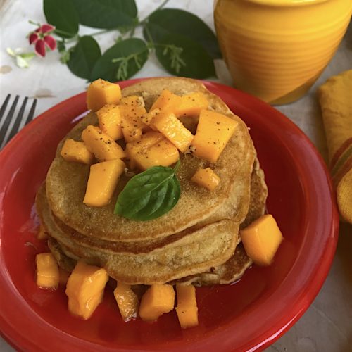 Mango Pancakes Recipe | Saffron Trail