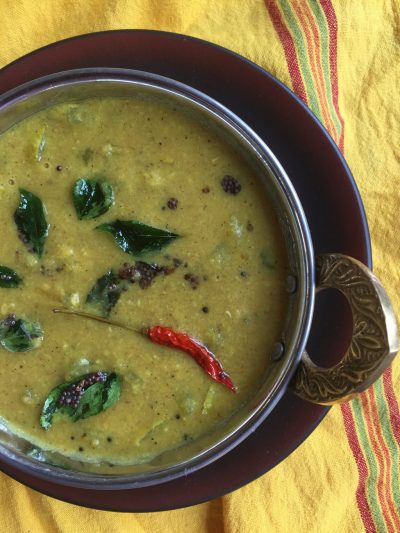 Pudalangai Kootu - Snake Gourd with Lentils Recipe | Saffron Trail