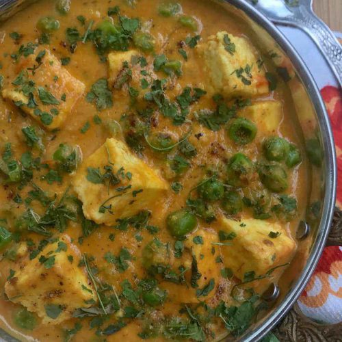Low Fat Restaurant Style Matar Paneer Recipe | Easy Indian Curry Low Fat Restaurant Style Matar Paneer Recipe | Easy Indian Curry