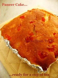 Cottage cheese cake - Paneer Cake : Perfect tea-time treat Recipe ...