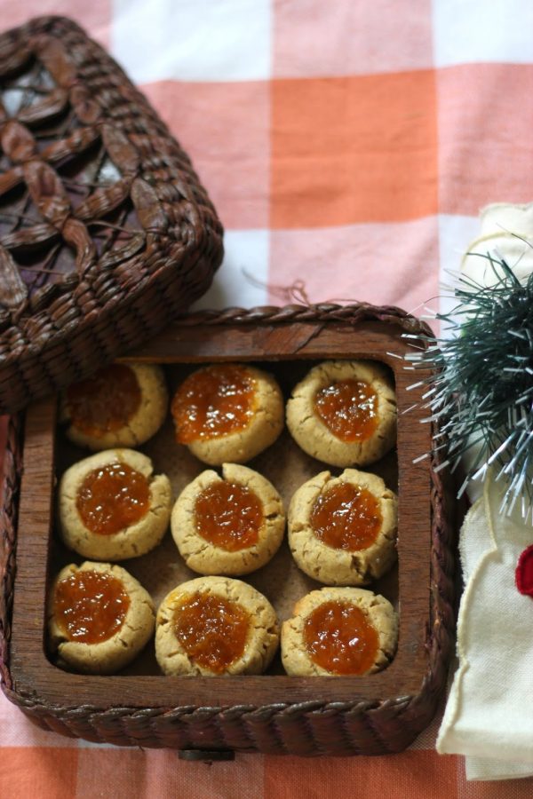 Xmas Special Spiced Thumbprint Cookies with Orange Compote Recipe ...