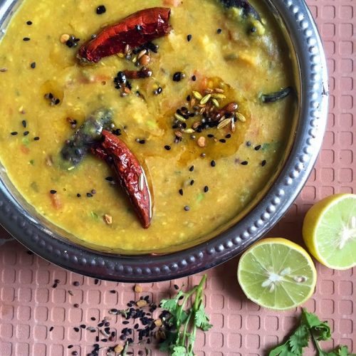 Recipe for Rajasthani Panchmel Dal / Panch Kuti Dal | Saffron Trail