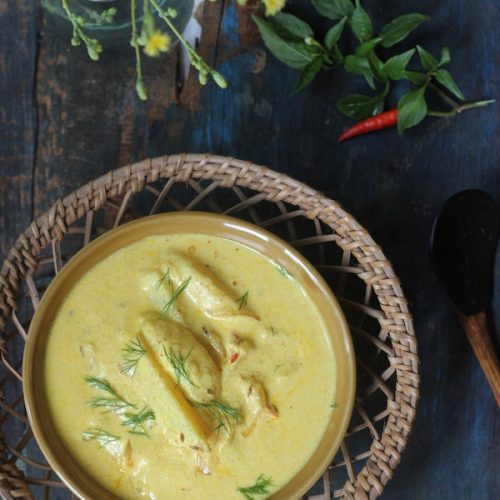 Recipe Pahari / Aloo Palda from the mountains of Himachal | Saffron Trail