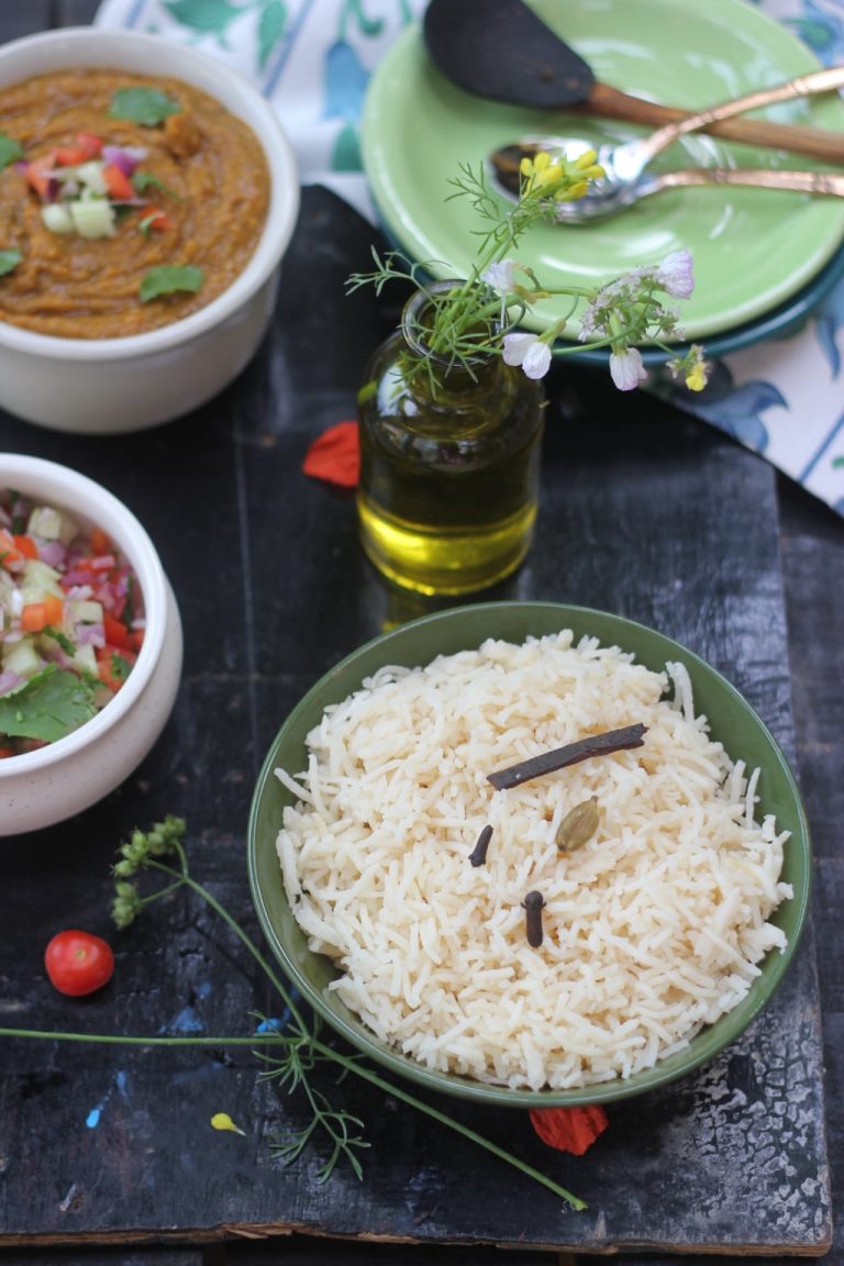 Parsi Brown Rice Recipe | Saffron Trail
