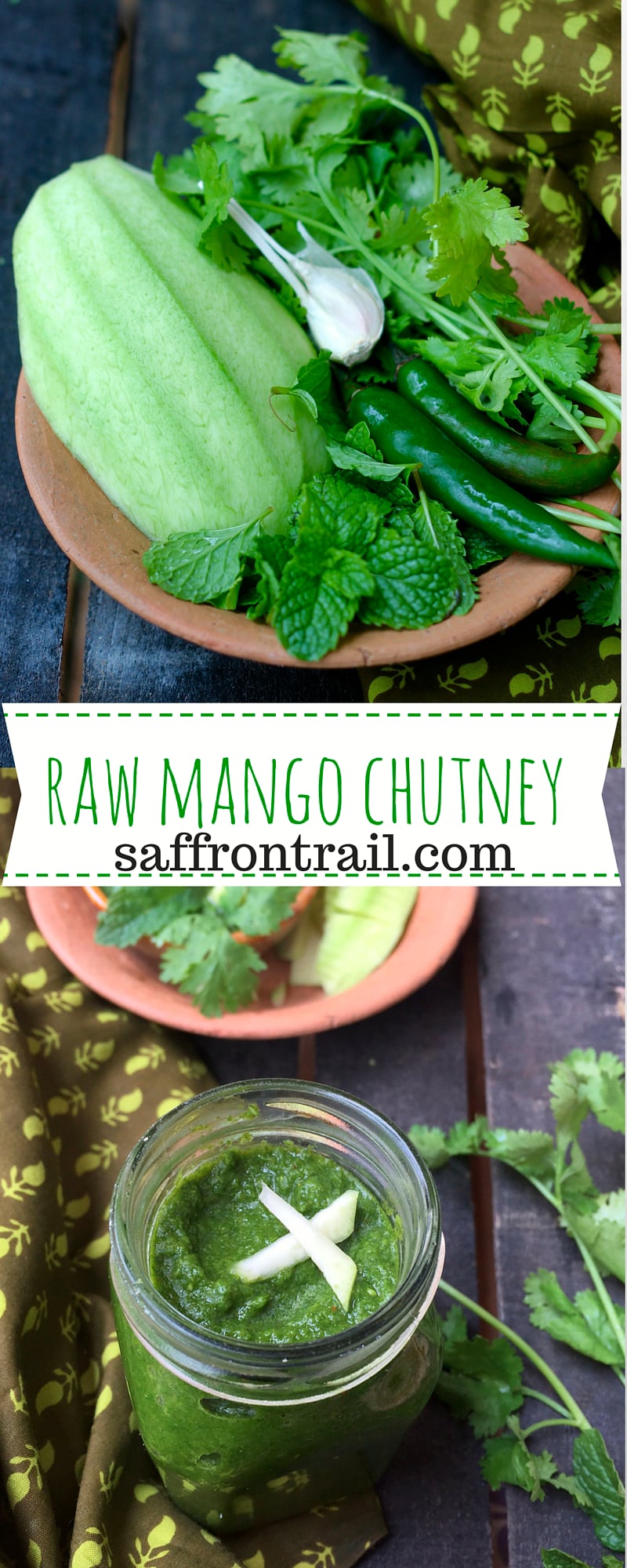 Raw Mango Chutney Recipe | Saffron Trail