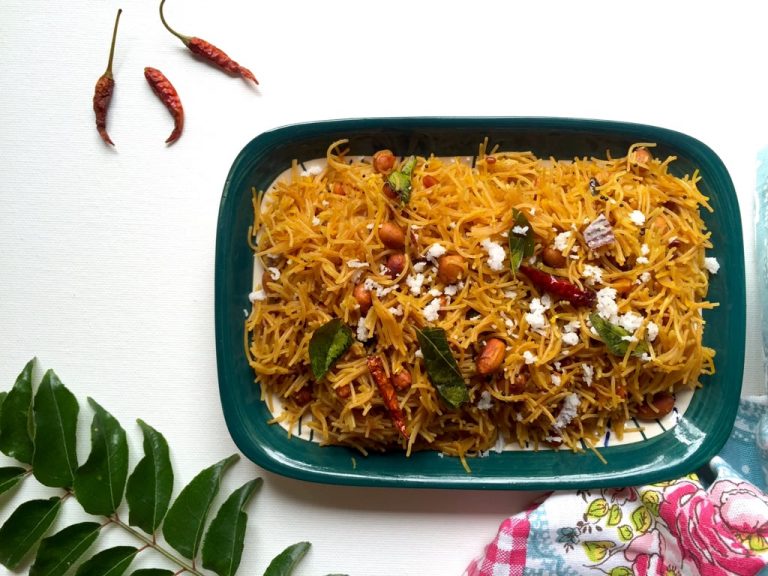 15 Minute Tamarind Semia Upma | Puli Semia Recipe | Saffron Trail