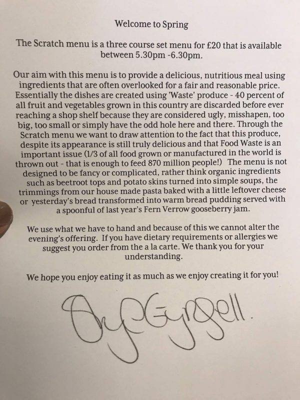 5 reasons why you MUST try out the Scratch menu at Spring London