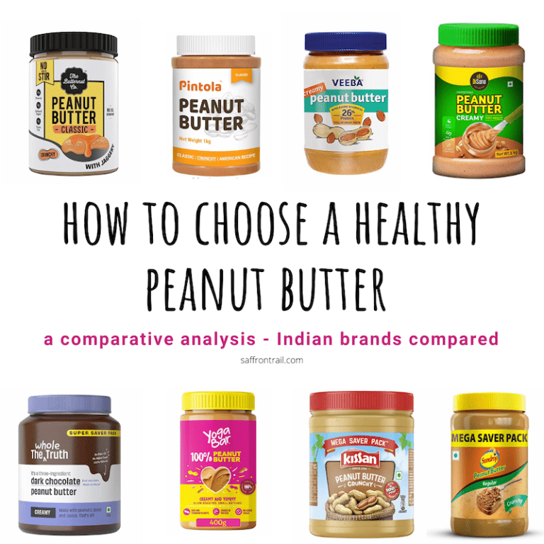 How to choose a healthy peanut butter - Saffron Trail